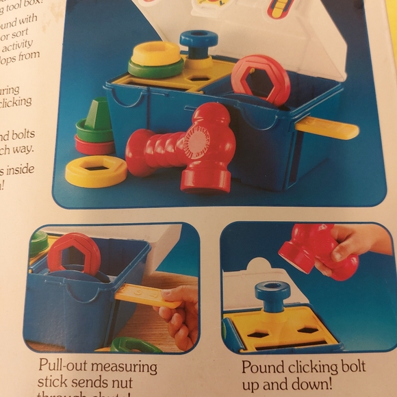 Fisher-Price | Toys | Fisher Price Babys Tool Box Vintage 991 | Poshmark